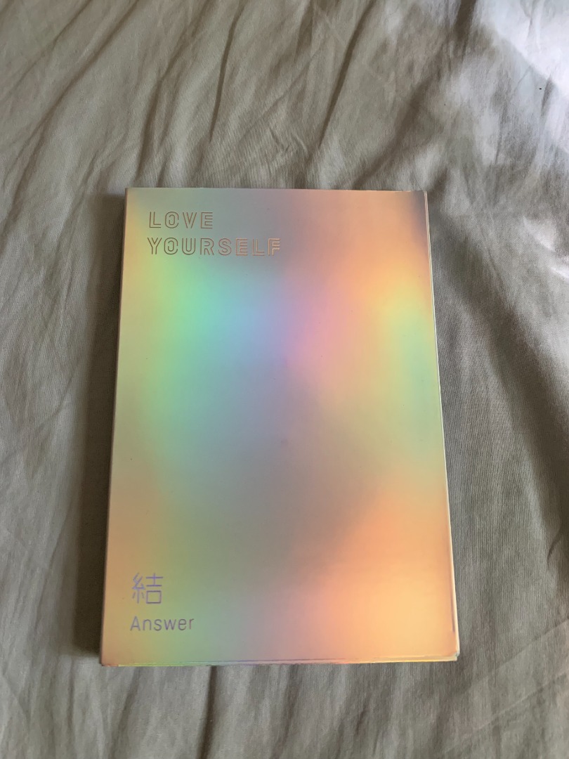 UNSEALED BTS LOVE YOURSELF ANSWER ALBUM (STICKERS, 2 CDs, PHOTOBOOK ...