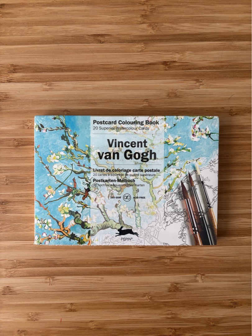 Van Gogh Postcard Colouring Book, Hobbies & Toys, Stationary & Craft ...
