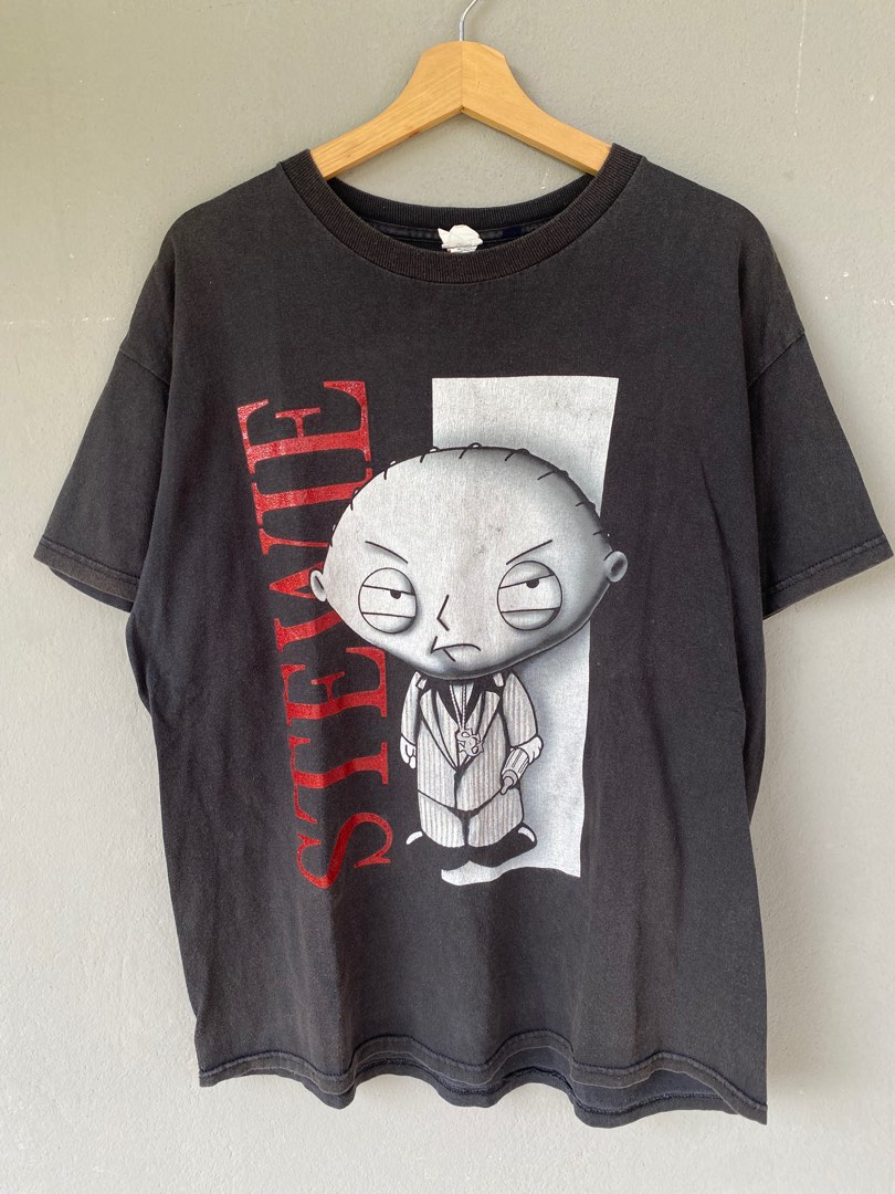 Vintage 00s Stewie Griffin Family Guy Scarface, Men's Fashion, Tops ...