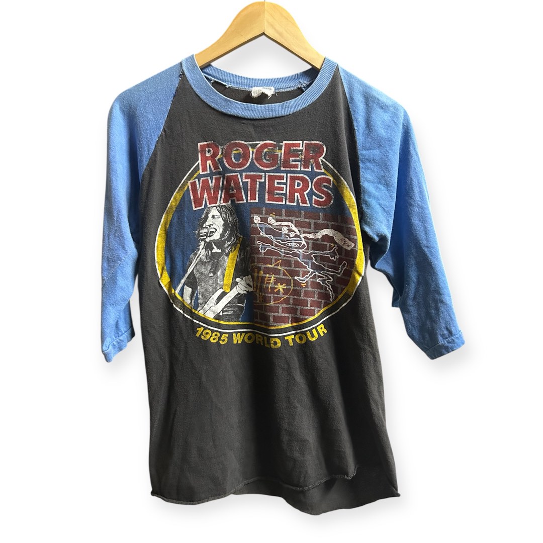 Vintage 80s Roger Waters Pink Floyd World Tour Raglan Tee, Men's ...