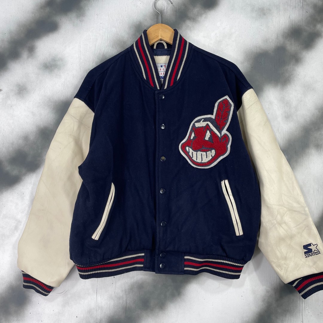Vintage Cleveland Indian Varsity Jacket, Men's Fashion, Coats, Jackets ...