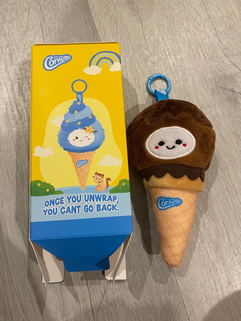 Wts Cornetto 7-11 7 eleven ice cream plushies limited edition blind box Coco bliss chocolate ice ...