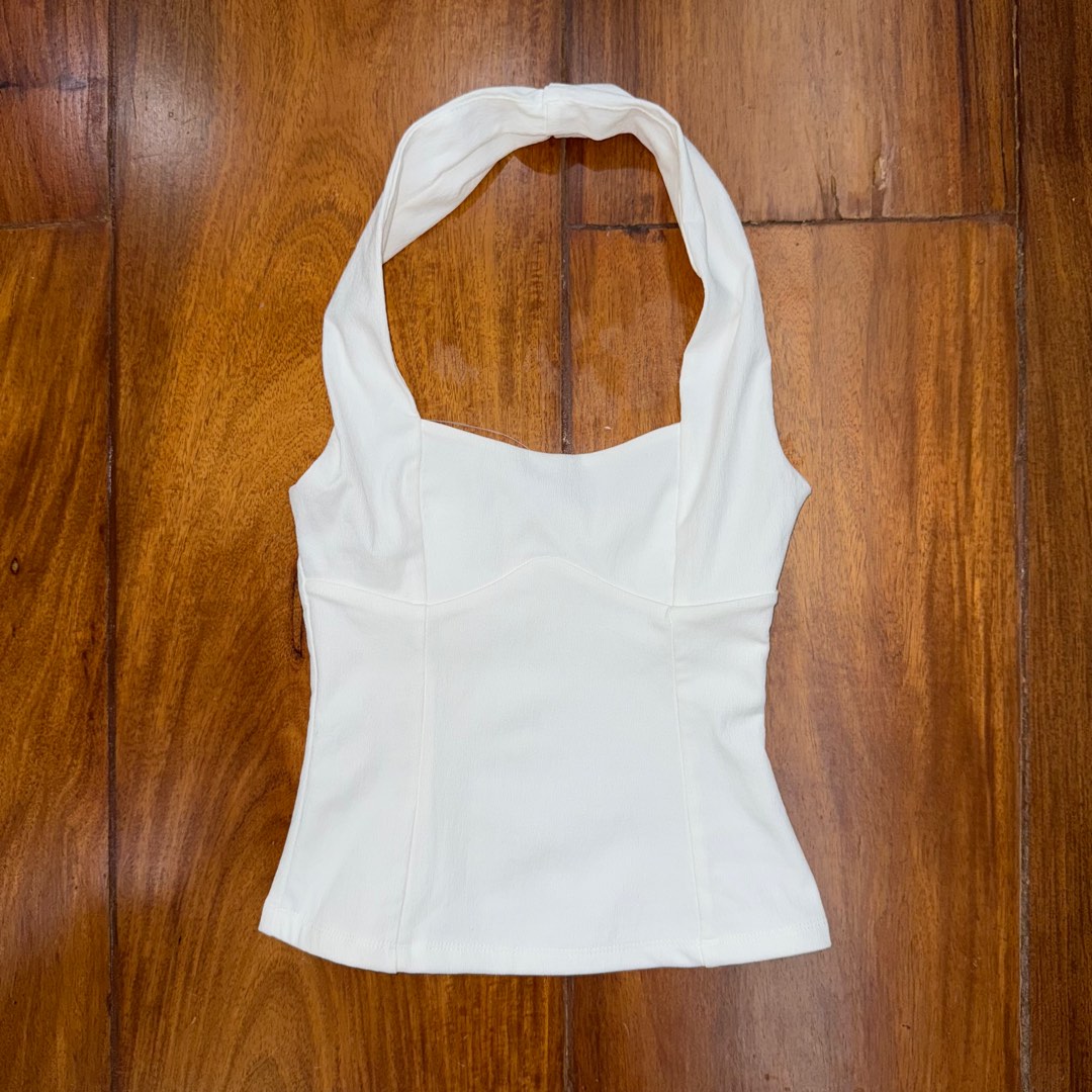 ZARA HALTER TOP, Women's Fashion, Tops, Sleeveless on Carousell