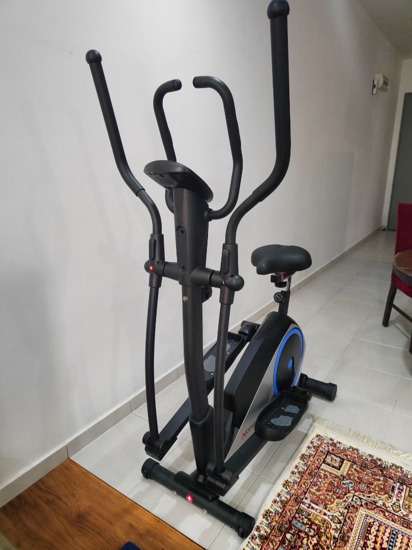 2in1 stand and seated Stationary bicycle and indoor home gym workout ...