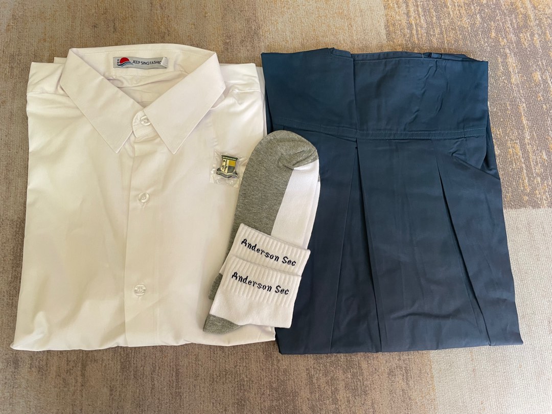 Anderson Secondary School Girl Uniform, Women's Fashion, Dresses & Sets ...