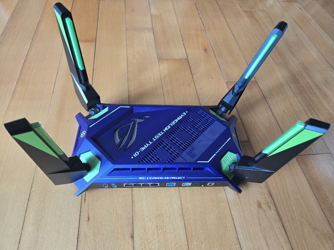 Asus ROG Rapture GT-AX6000 Router EVA Edition Wifi 6 华硕2.5G Wifi 6 路由器 ...