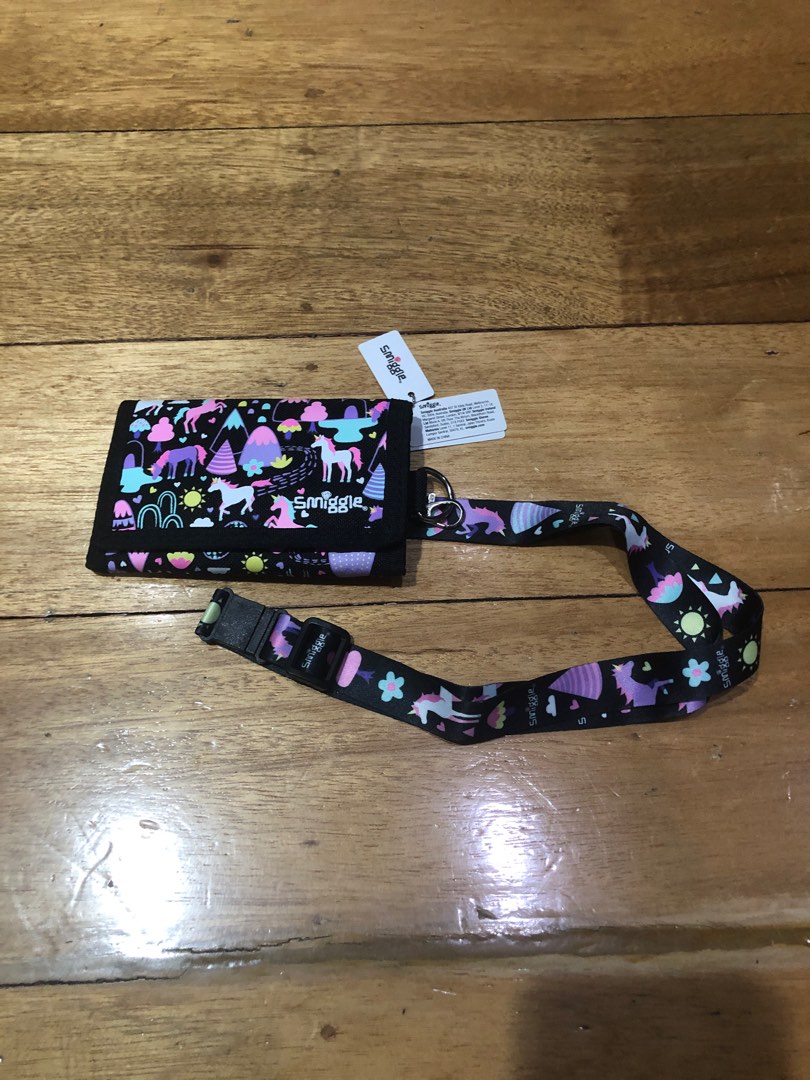 Authentic Smiggle Wallet with Lanyard, Women's Fashion, Bags & Wallets ...