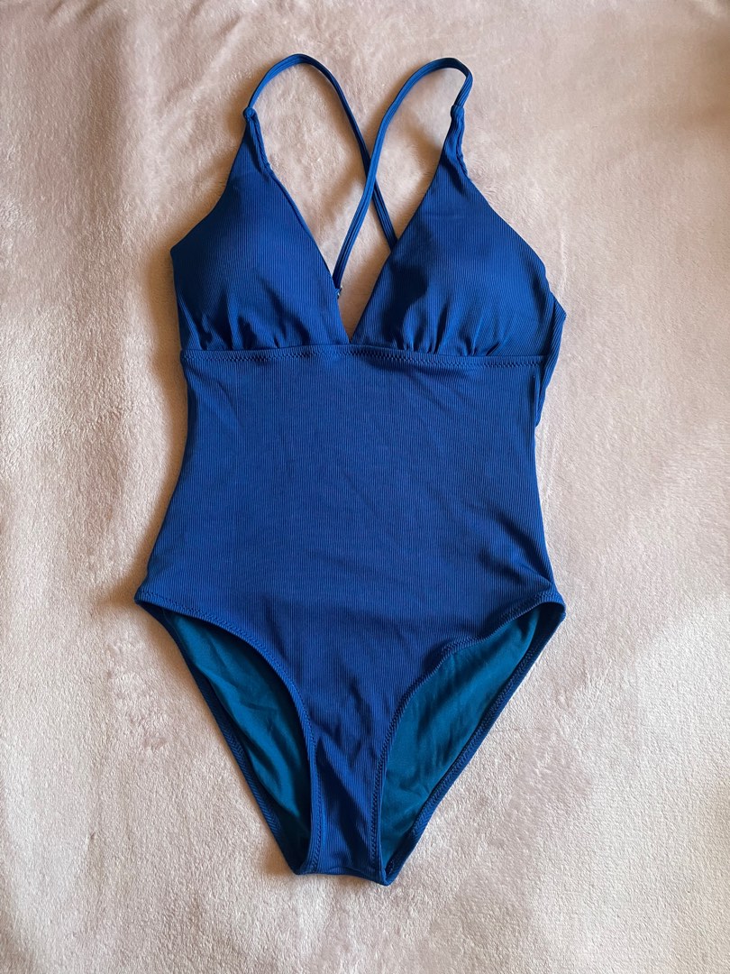 Avenue Blue One piece Bathing Suit, Women's Fashion, Swimwear, Bikinis ...