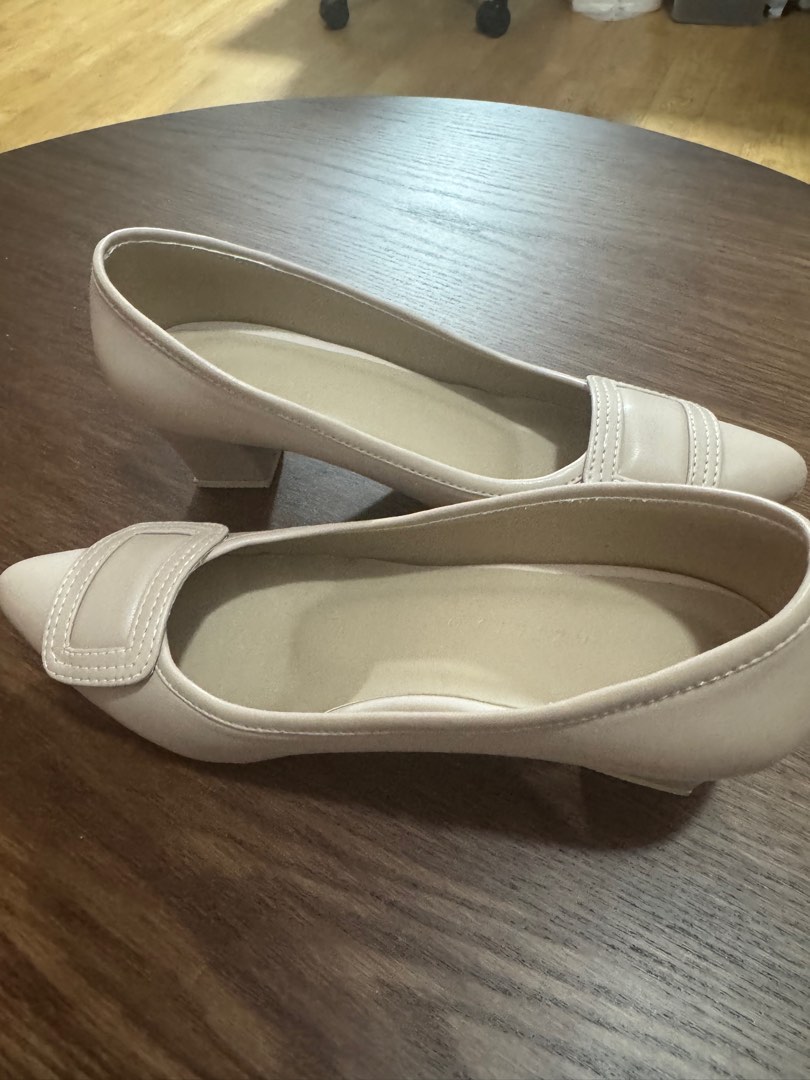 Aztrid Prima Bone Block Heels, Women's Fashion, Footwear, Heels on ...