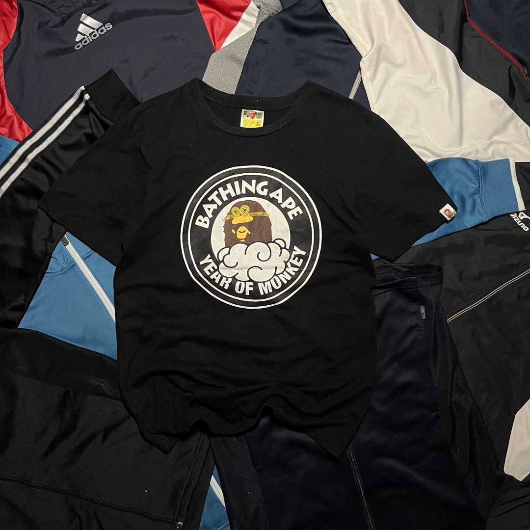 Bape year of the Monkey, Men's Fashion, Tops & Sets, Tshirts & Polo ...