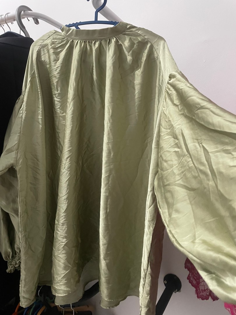 Blouse baggy ceo chomel, Women's Fashion, Tops, Blouses on Carousell
