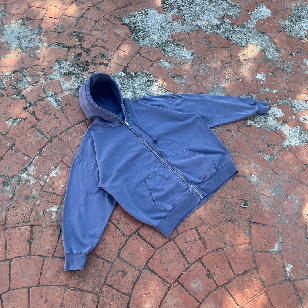 Boxy Zip Up Hoodie, Men's Fashion, Coats, Jackets and Outerwear on ...