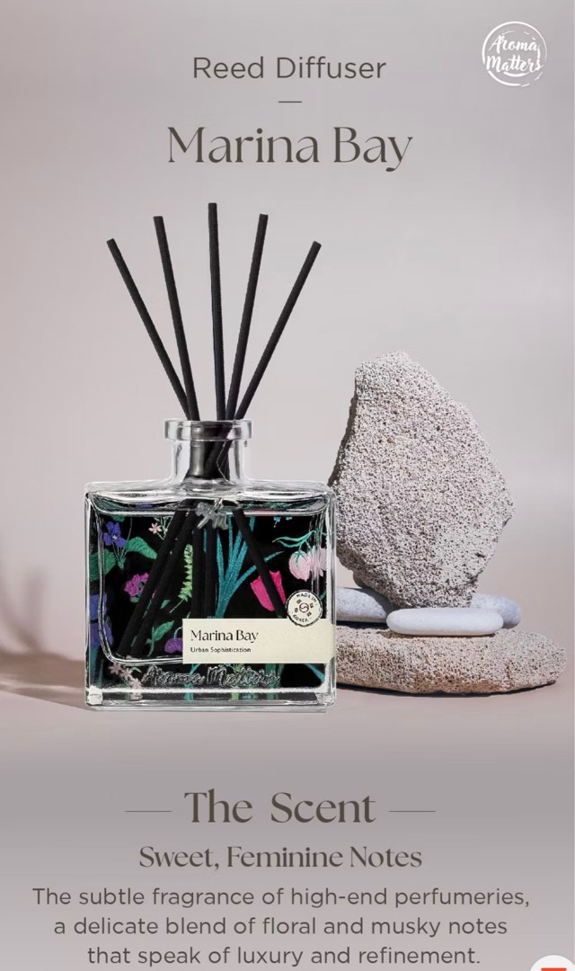 Brand new Aroma Matters Marina Bay Reed Diffuser Made In Korea 120ml ...