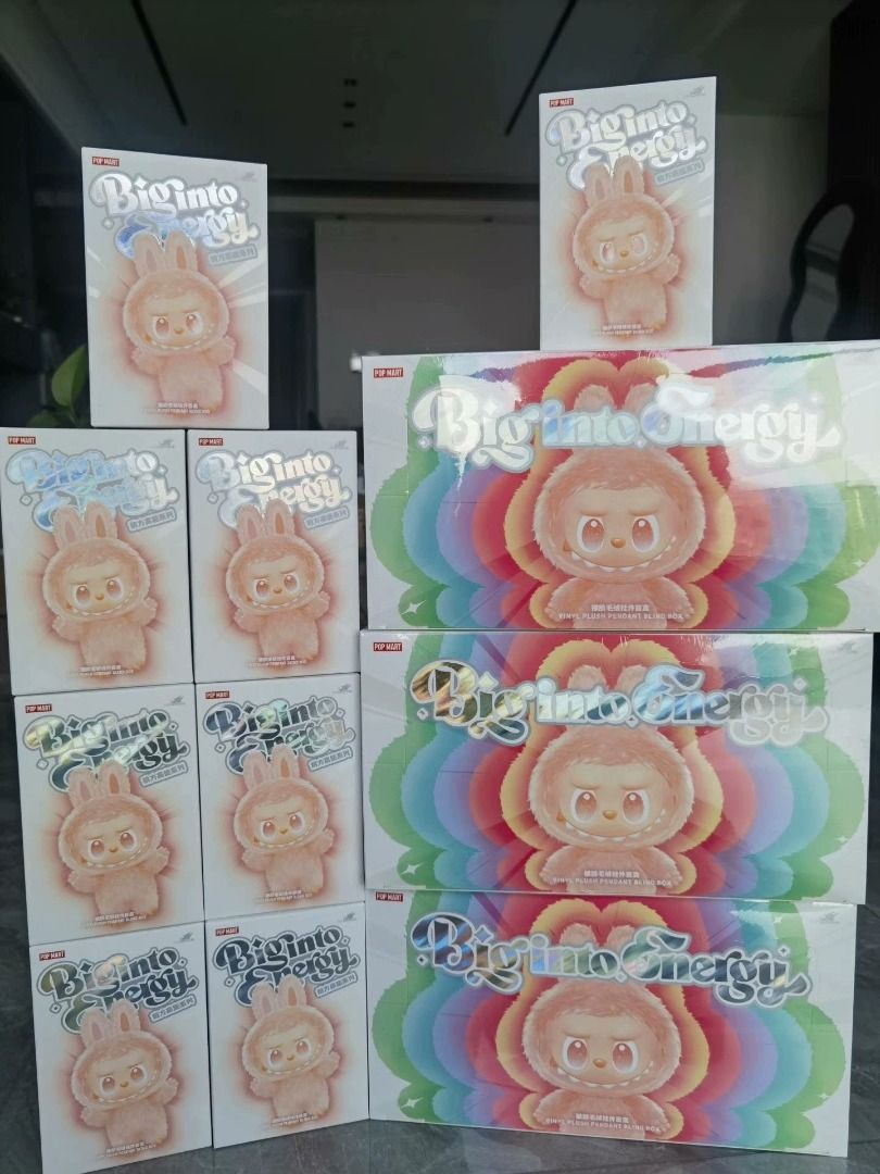 Brand new unopened Labubu 3.0 Pop Mart doll blind box end box 6 non ...