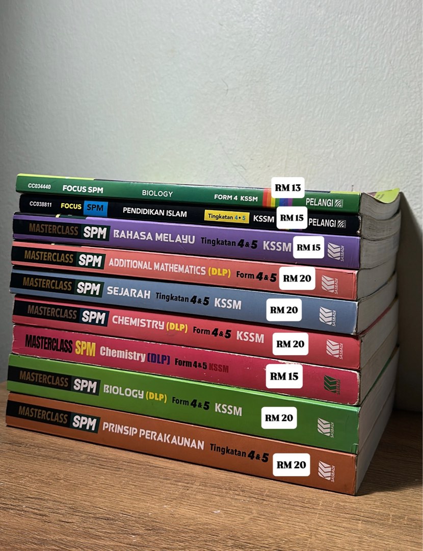 Buku Rujukan SPM (KSSM) Tingkatan 4&5, Hobbies & Toys, Books ...