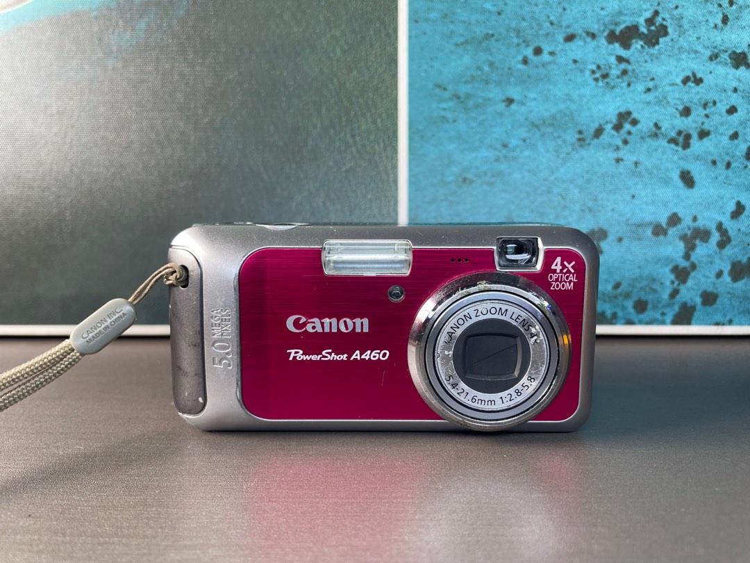 Canon Powershot 460 Digital Camera Red, Photography, Cameras on Carousell