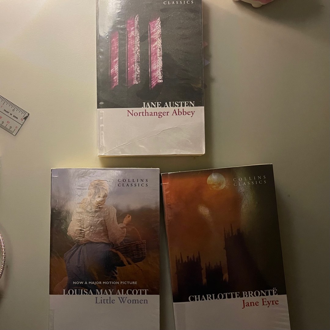 [Classic books set] Little women, Jane eyre, and Northanger abbey ...