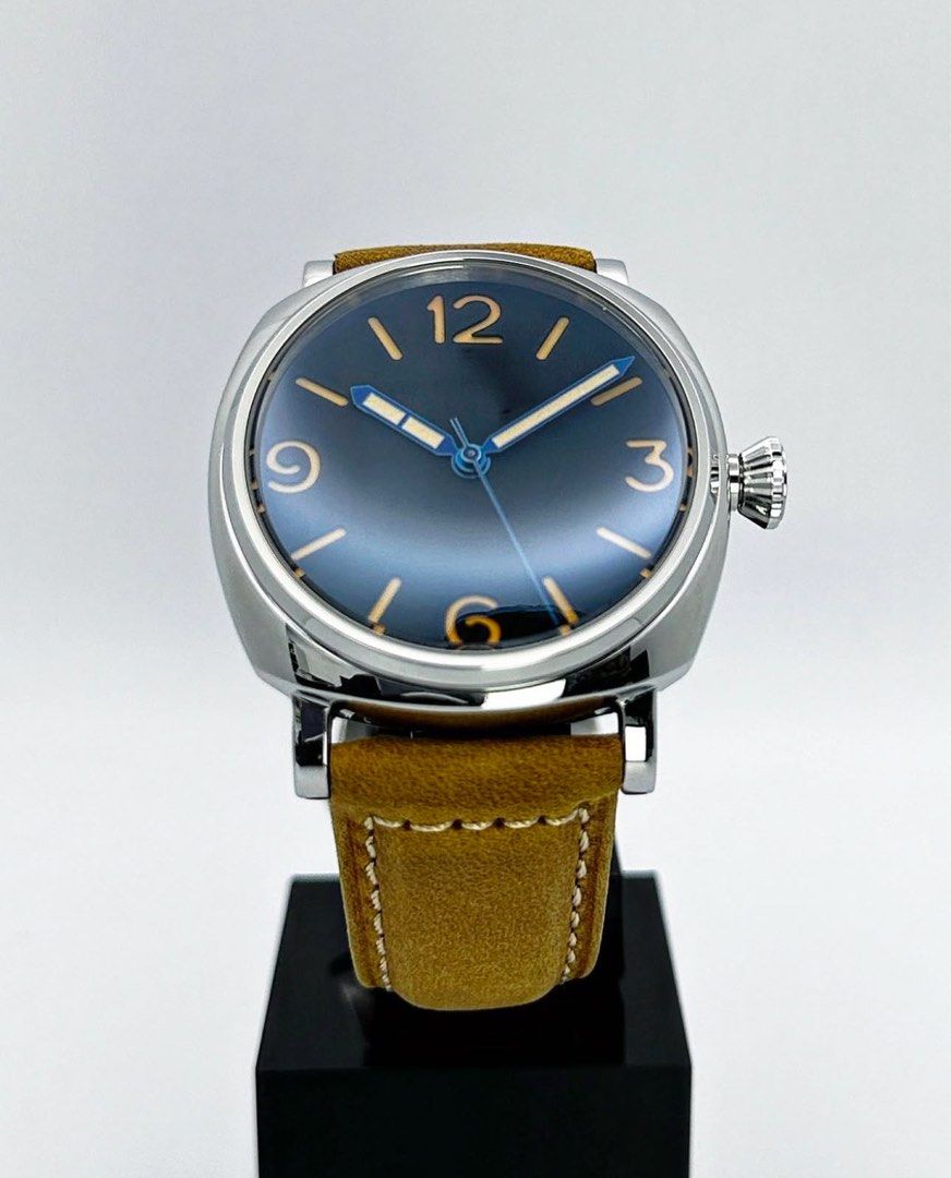 Custom Seiko Mod 41mm No Logo PAM Radiomir Automatic Watch, Men's ...