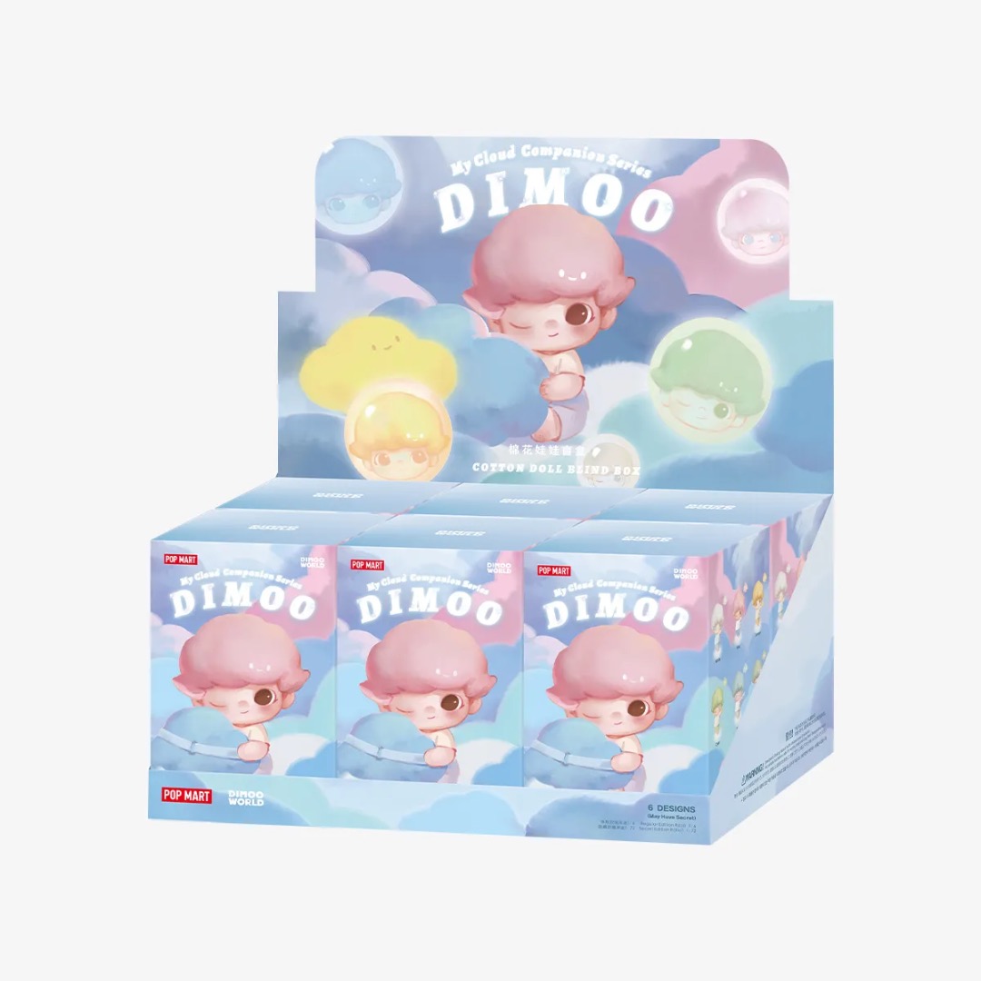 DIMOO My Cloud Companion Series-Cotton Doll Blind Box, Hobbies & Toys ...
