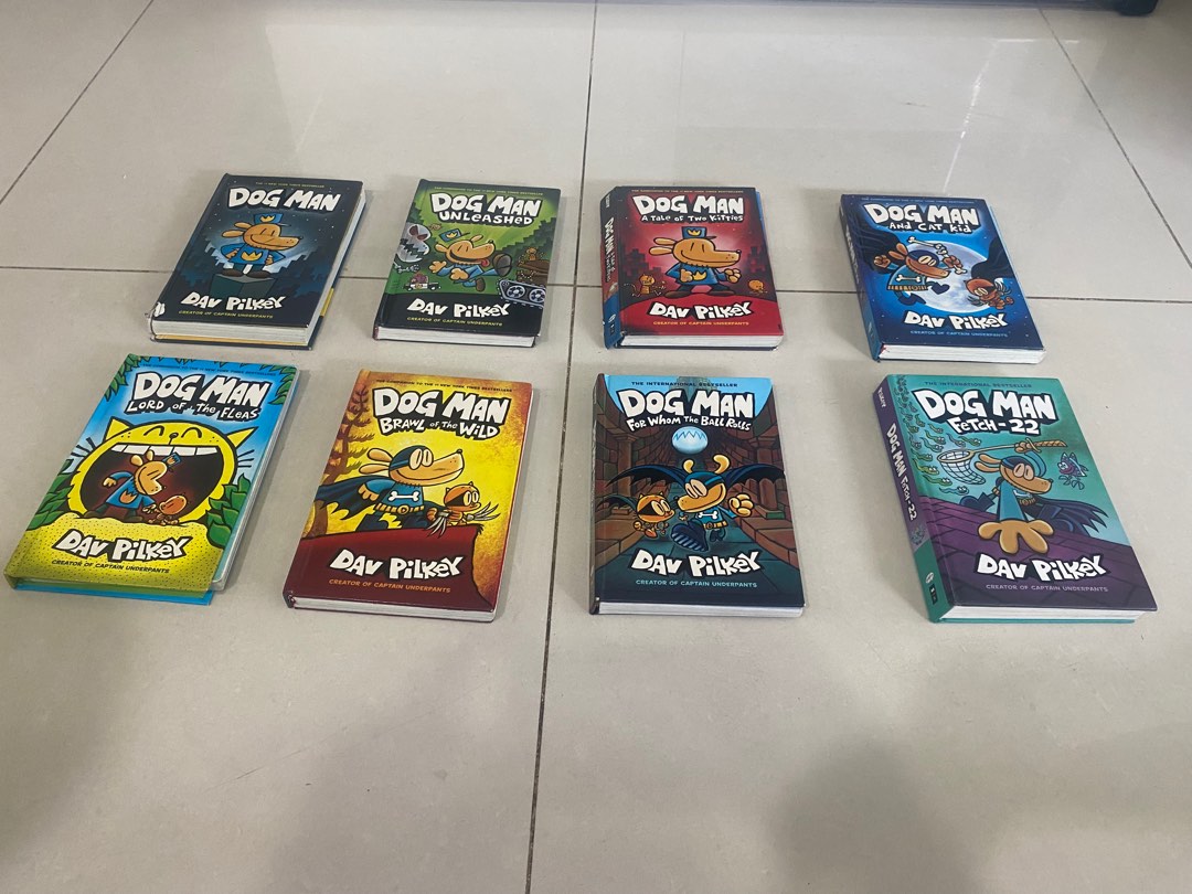Dog Man Books - 8 Books, Hobbies & Toys, Books & Magazines, Children's ...