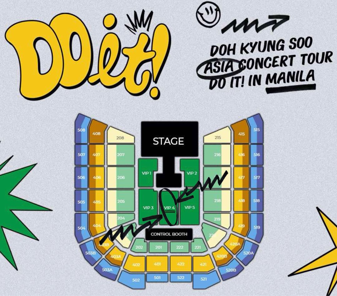 [PHYSICAL TIX] DOH KYUNG SOO ASIA CONCERT TOUR - DO IT! IN MANILA SM ...