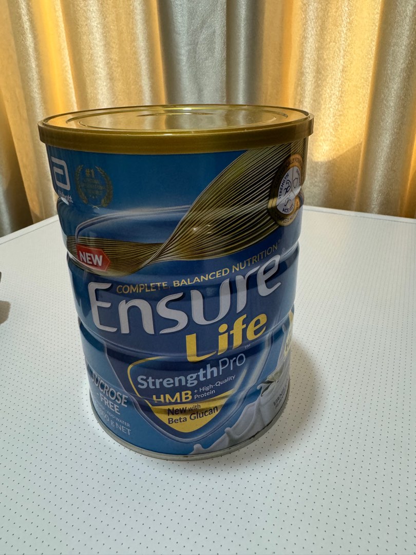 Ensure Life StrengthPro Sucrose Free Milk Powder Vanilla Flavoured Can 800g, Health & Nutrition ...