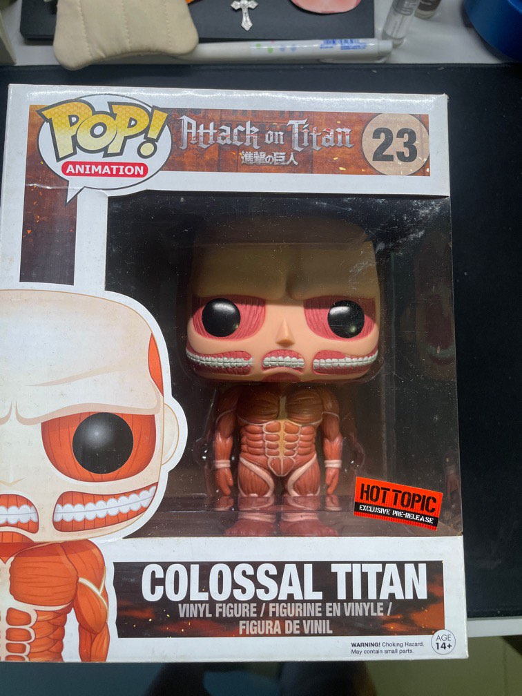 Funko Pop Attack on Titan - Colossal Titan, Hobbies & Toys, Toys ...