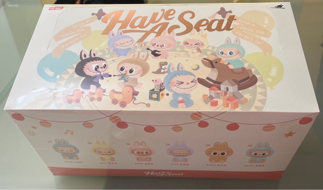 Have A Seat Labubu Whole box, Hobbies & Toys, Toys & Games on Carousell
