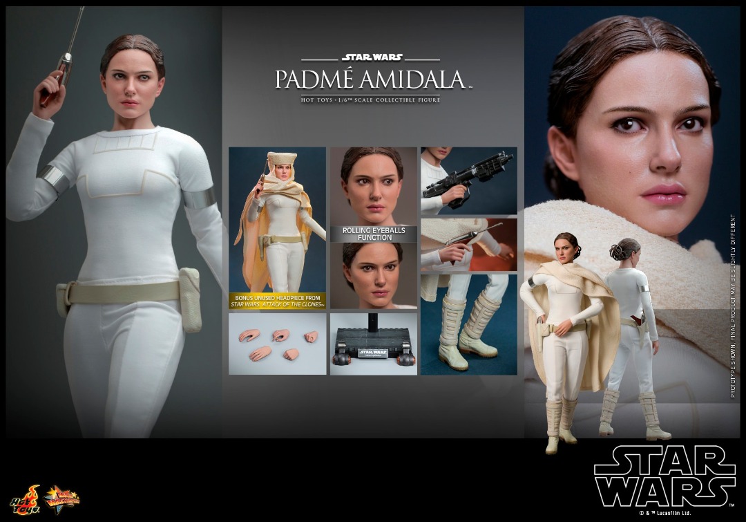 Hot Toys Padme Amidala Star Wars Episode 2, Hobbies & Toys, Toys ...