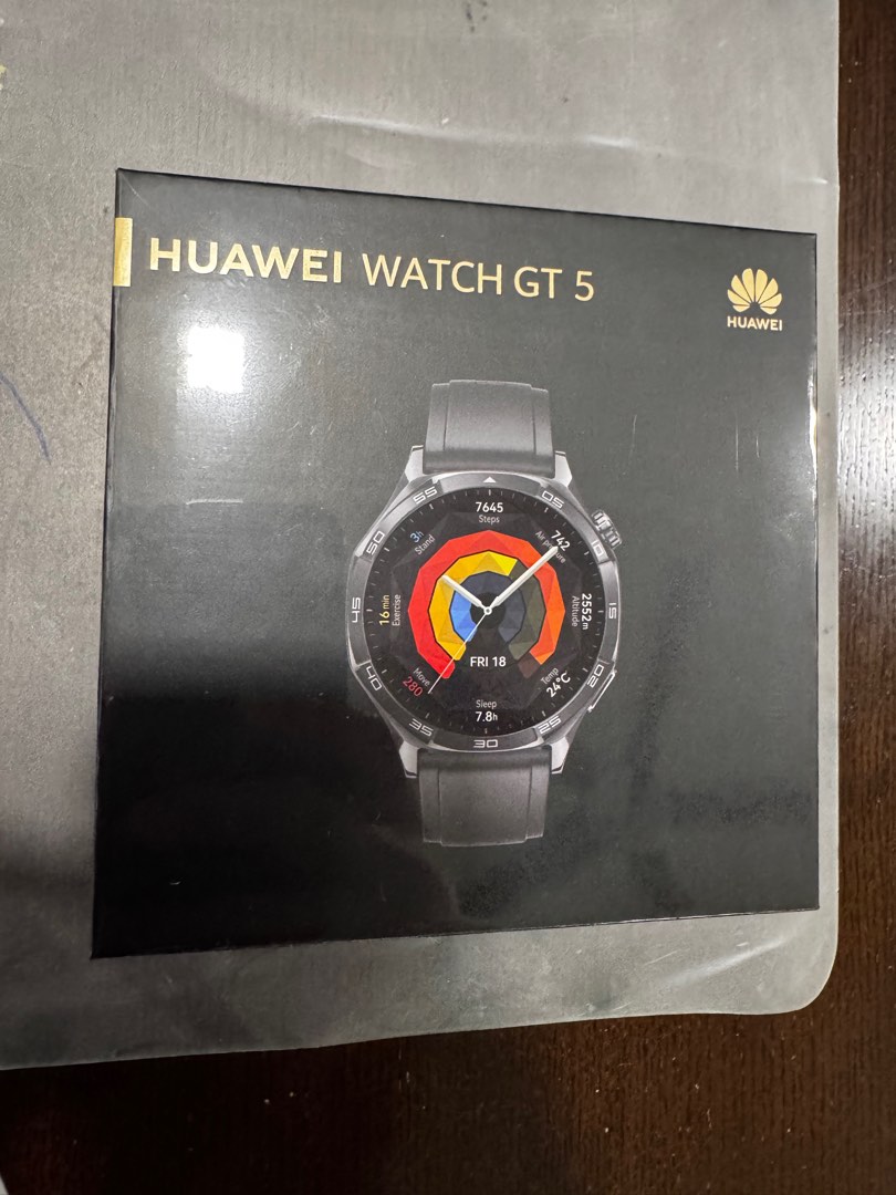 Huawei GT5 Watch Black, Men's Fashion, Watches & Accessories, Watches ...