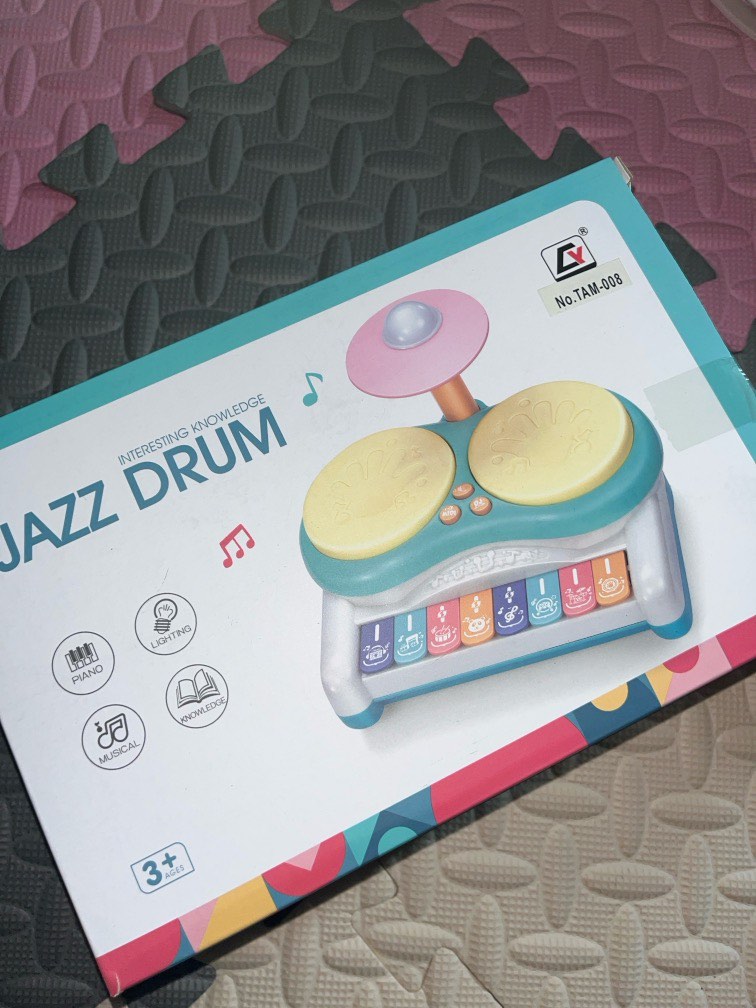 Jazz drum mainan anak, Bayi & Anak, Mainan & Baby Walker di Carousell