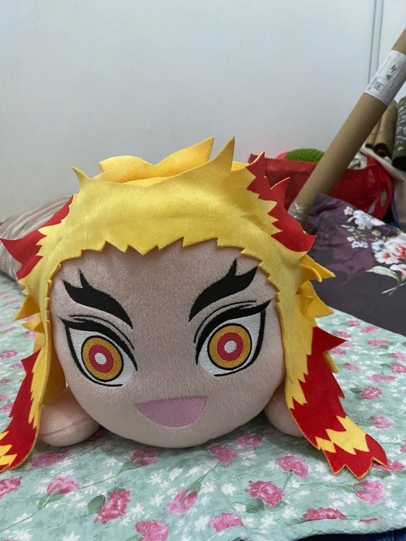 Kyojuro Rengoku Plushie, Hobbies & Toys, Toys & Games on Carousell