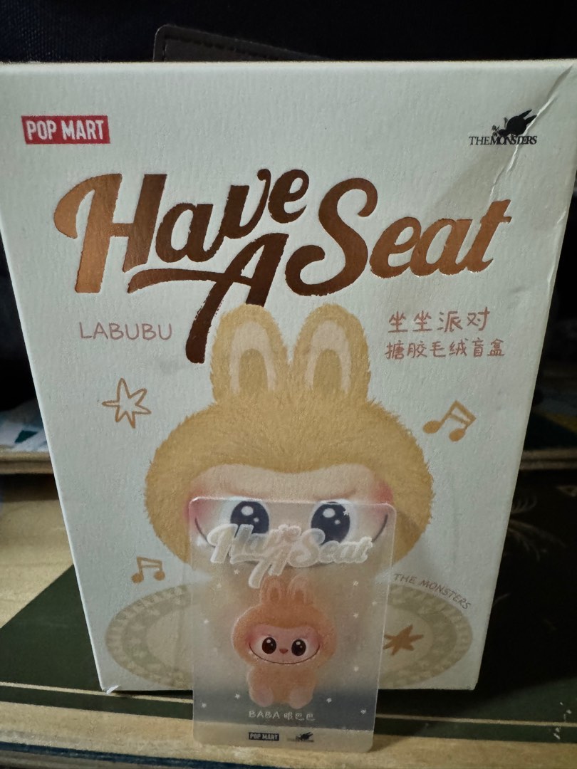 Labubu Have a Seat - Baba, Hobbies & Toys, Toys & Games on Carousell