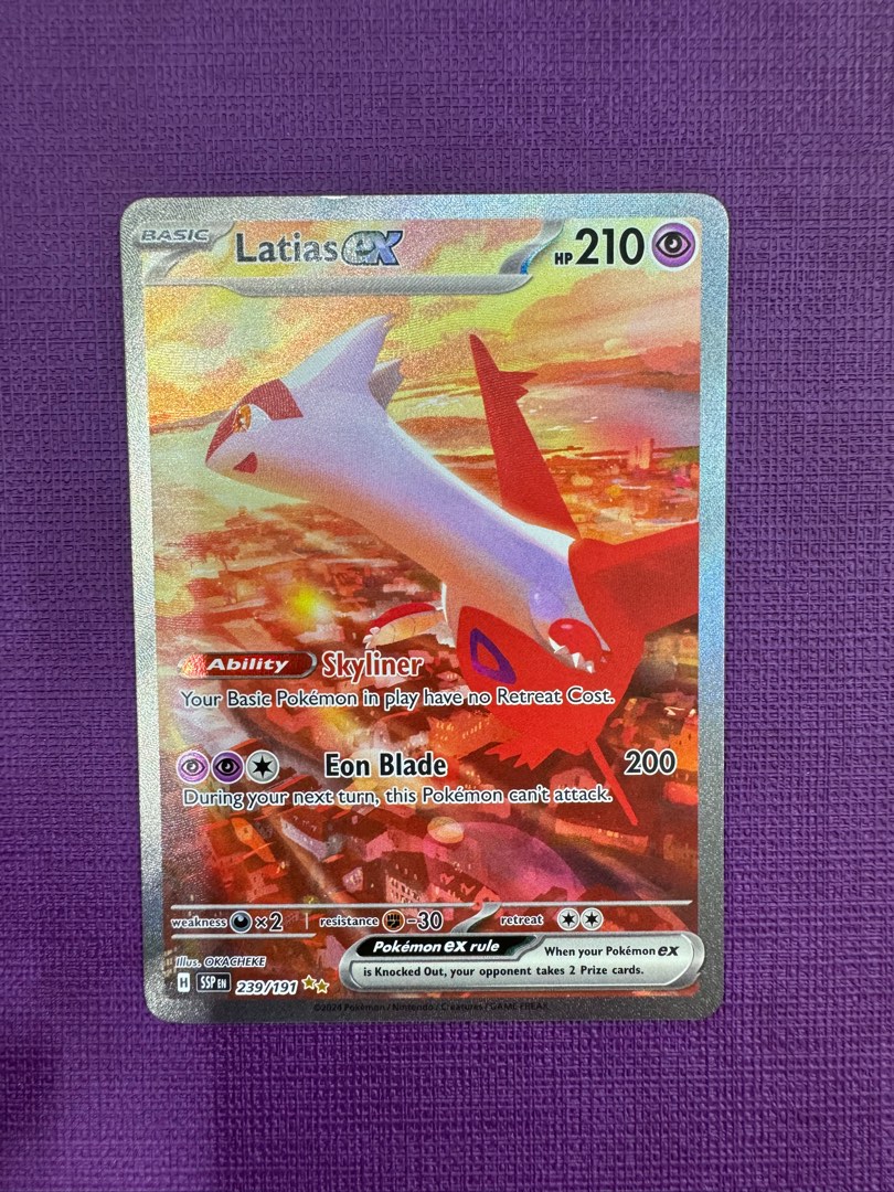 Latias ex SIR, Hobbies & Toys, Toys & Games on Carousell