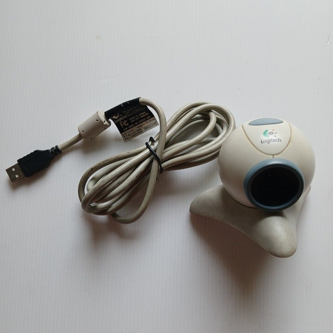 Logitech Quickcam Express Webcam - Jadul Antik Vintage Kuno, Elektronik, Bagian Komputer ...
