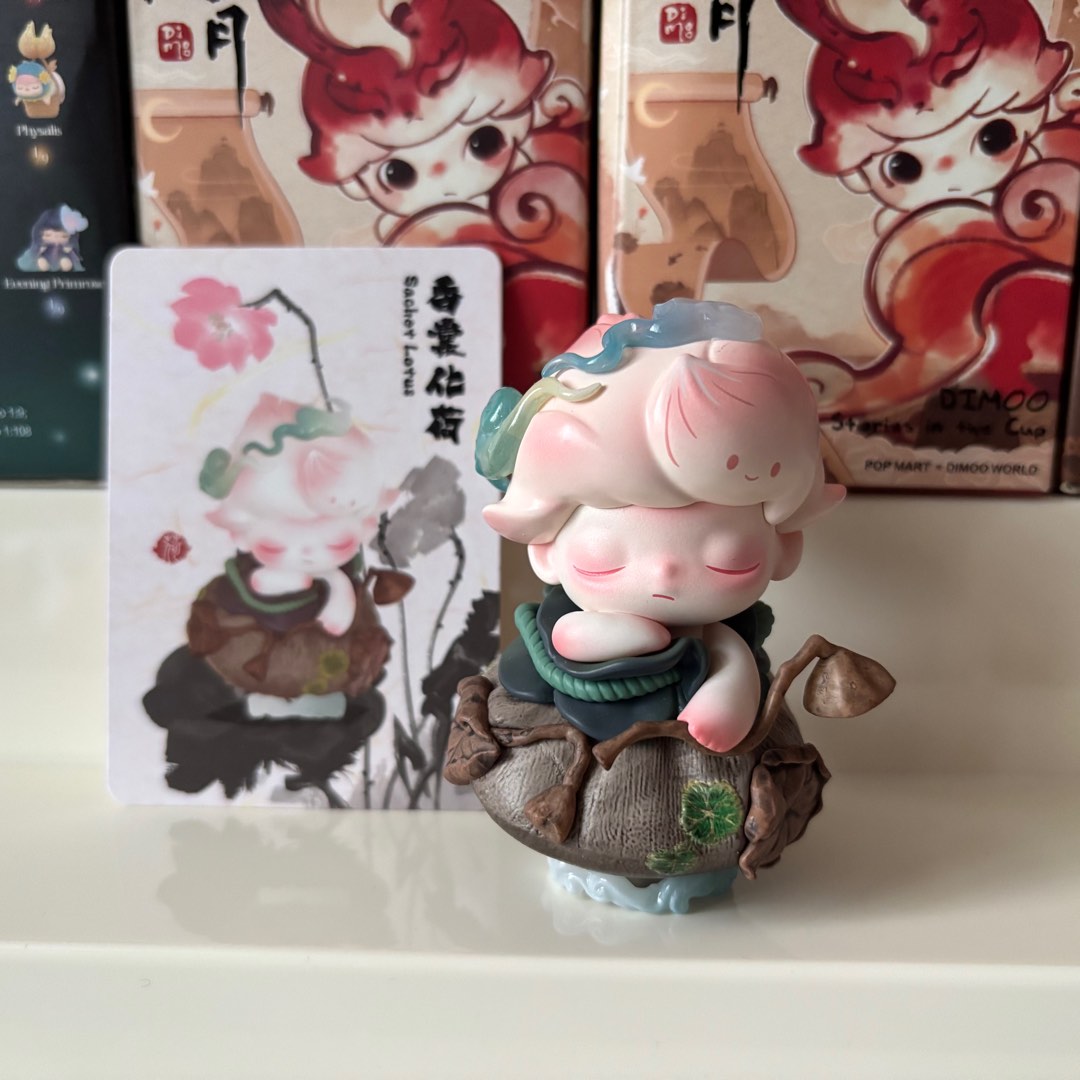 Lotus - Pop Mart Dimoo Stories in the Cup, Hobbies & Toys, Toys & Games ...