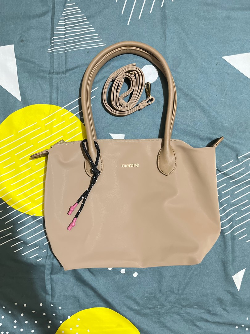 Merche Shoulders Bag/Totebag, Fesyen Wanita, Tas & Dompet di Carousell