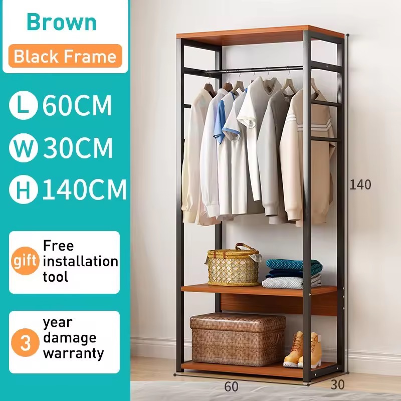 Metal Frame Clothes Rack | Clothes Hanging Rack | Garment Rack With ...