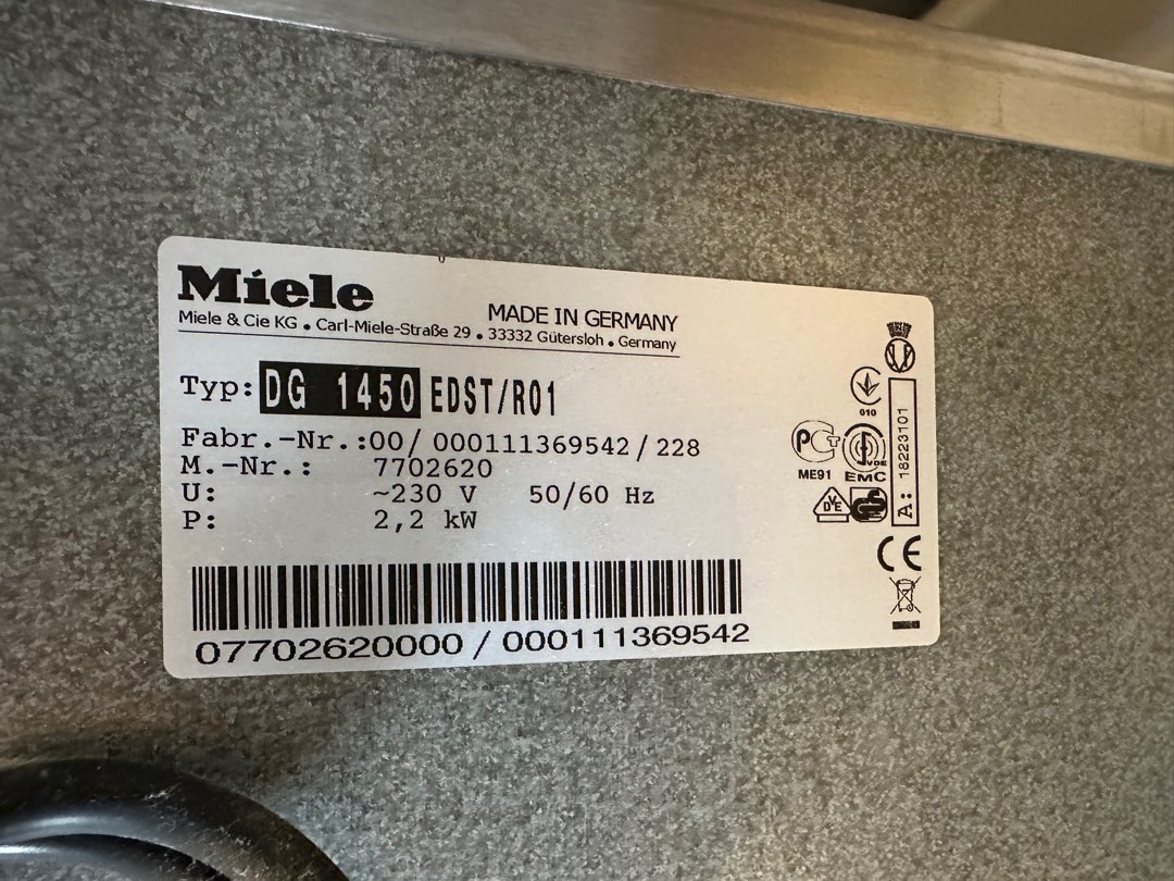 Miele Steam Oven, TV & Home Appliances, Kitchen Appliances, Ovens ...