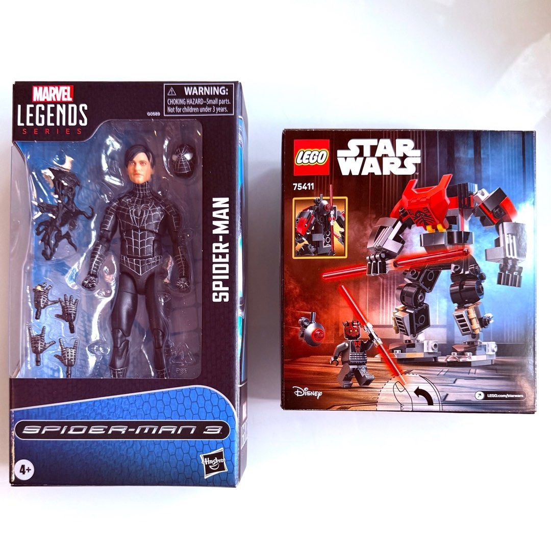 MISB Marvel Spider-Man 3 Symbiote Black Suit Tobey Maguire Spidey, Lego ...