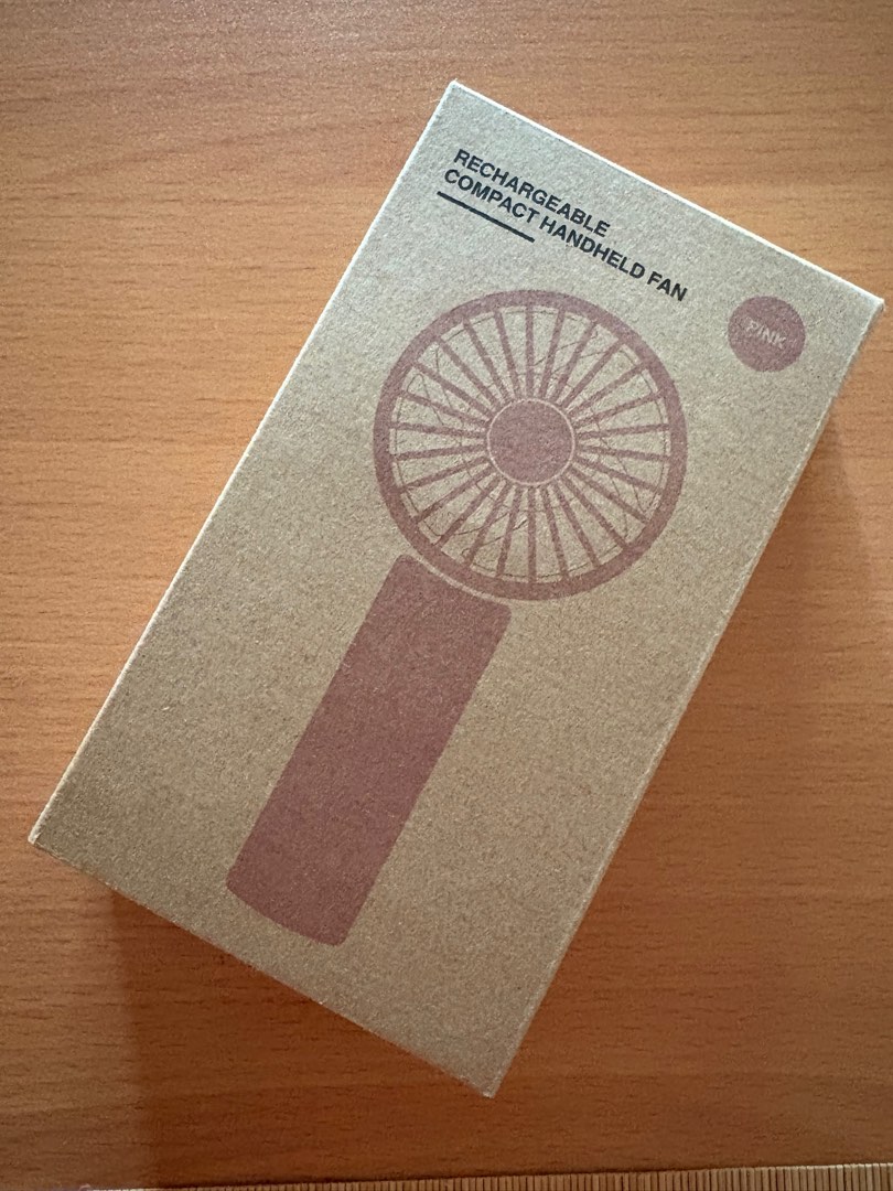Muji Rechargeable Compact Handheld Fan, Furniture & Home Living ...