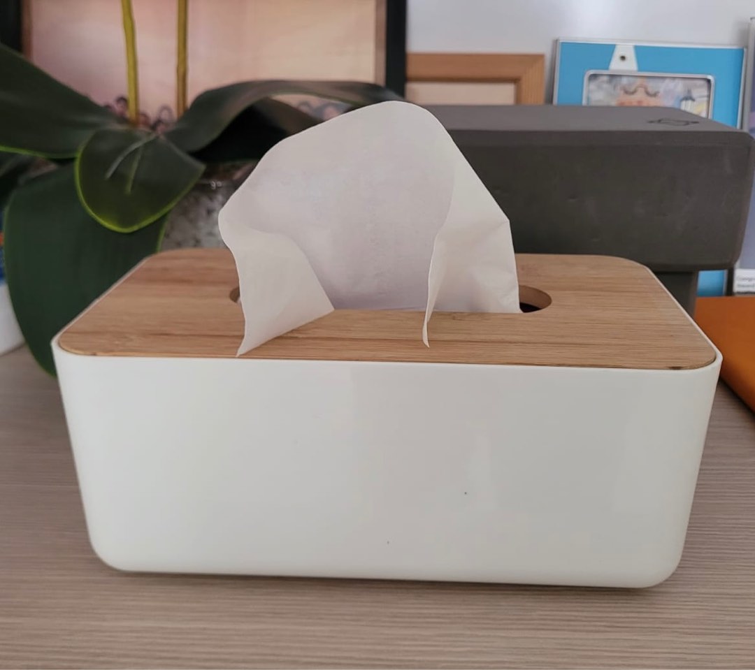 Muji style aesthetic tissue box holder, Furniture & Home Living, Home ...