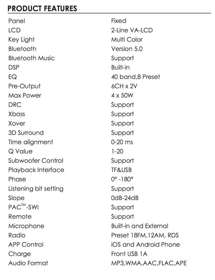 Nakamichi NQ523BD Bluetooth Radio Single Din, Audio, Other Audio ...