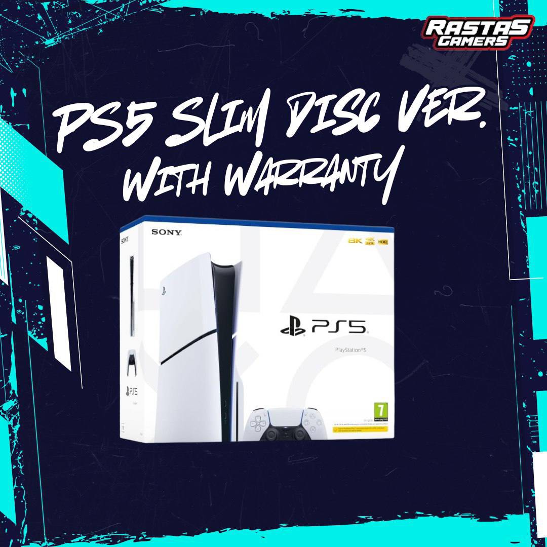 New PS5 Slim Disc 1TB, Video Gaming, Video Game Consoles, PlayStation ...