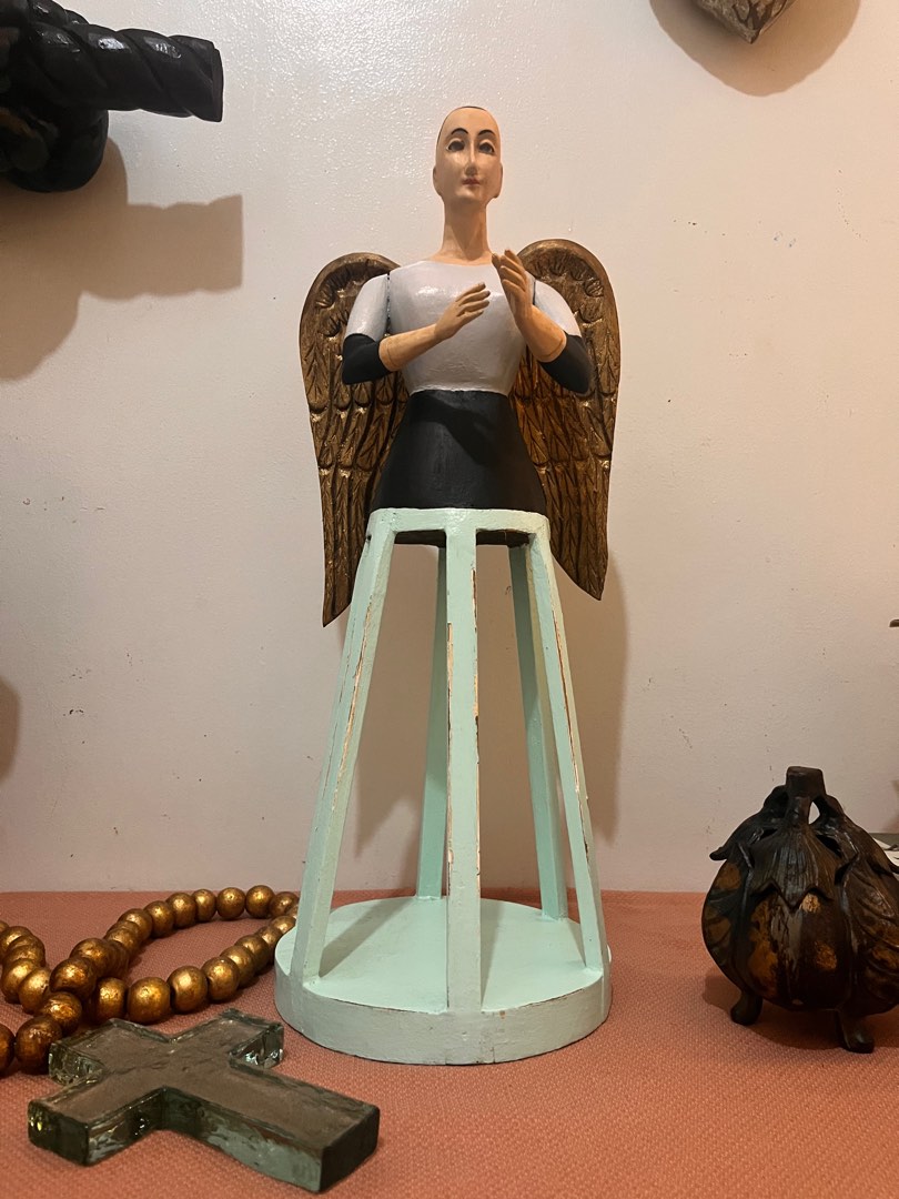 Old wooden angel cage doll, Furniture & Home Living, Home Decor, Other ...