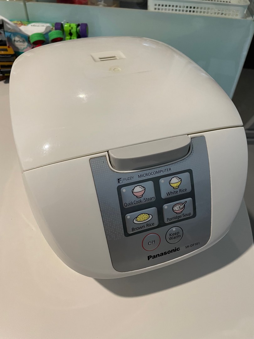 Panasonic Rice Cooker SR DF101, Furniture & Home Living, Kitchenware ...