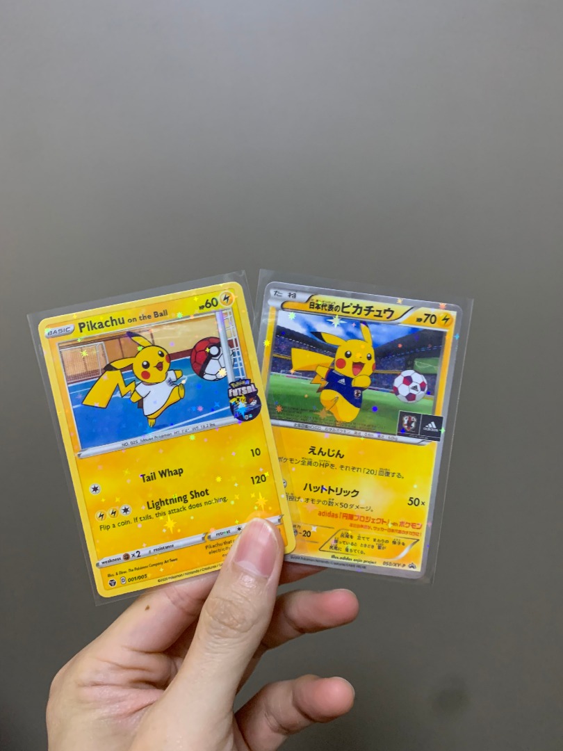 Pikachu on the ball /Football/Futsal/Soccer Adidas Costume Pokemon TCG ...