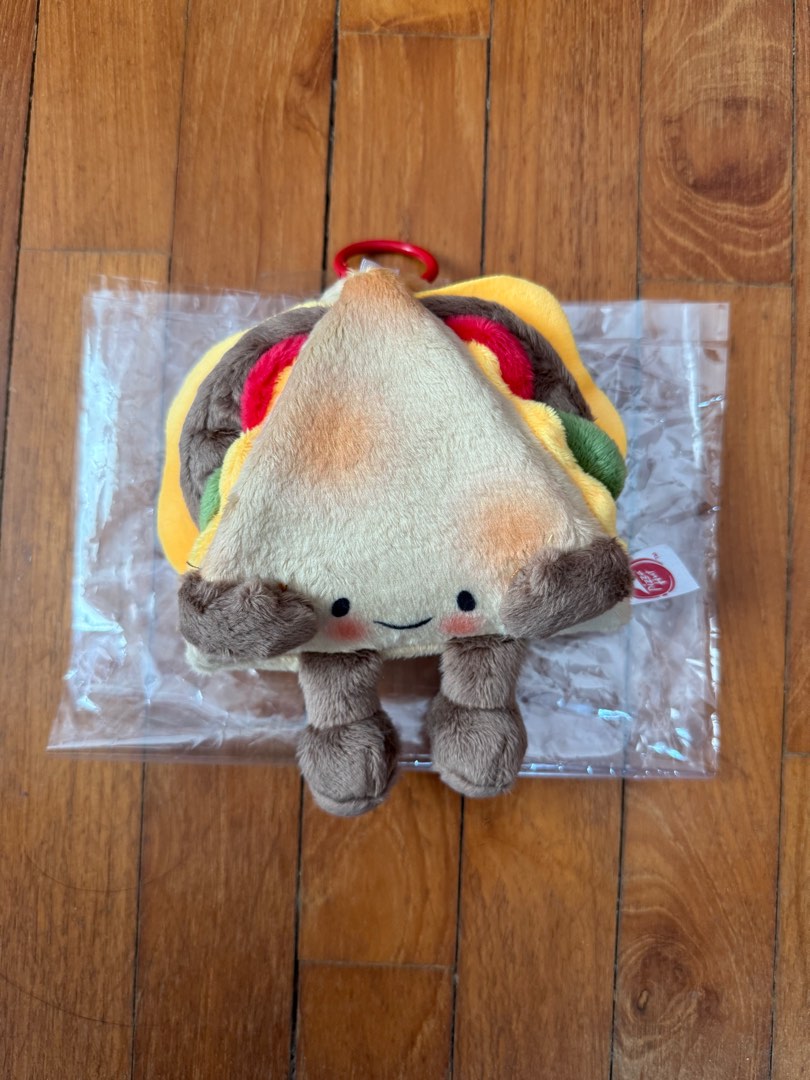 Pizza Hut Cheesy Melt Plush Plushy Plushie Cheeseburger Soft Toy ...