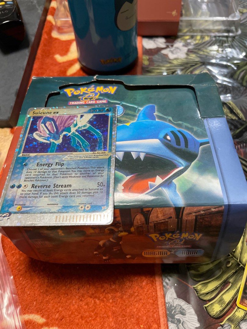Pokemon Suicune ex Card & Box, Hobbies & Toys, Toys & Games on Carousell