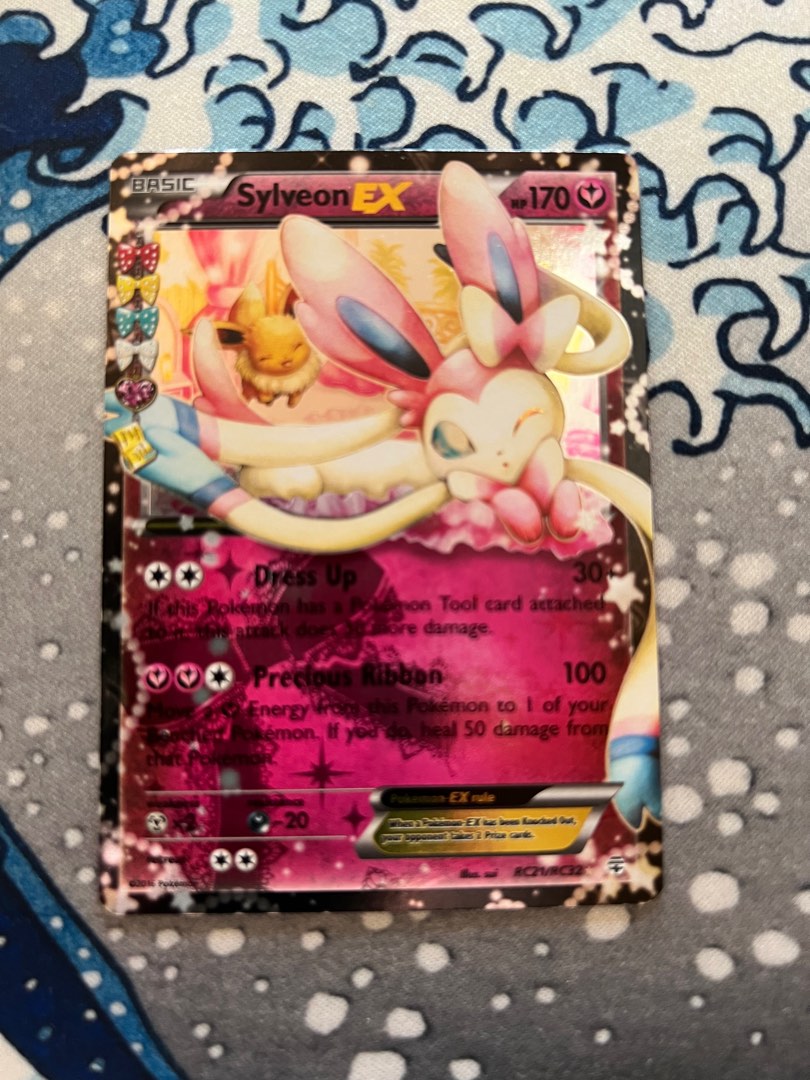 Pokemon TCG Cards: Sylveon EX RC21 20th Anniversary XY Generations ...